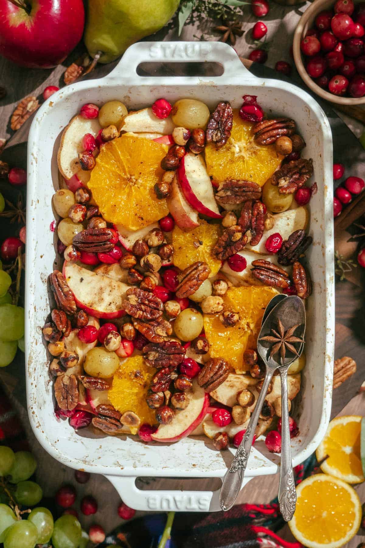 Easy Hot Spiced Fruit Bake Dessert - Yoko's kitchen