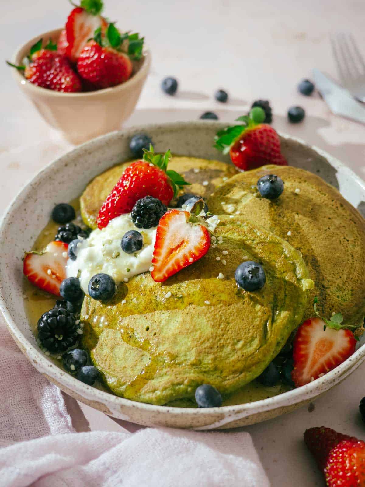 Matcha Pancakes - Yoko's kitchen