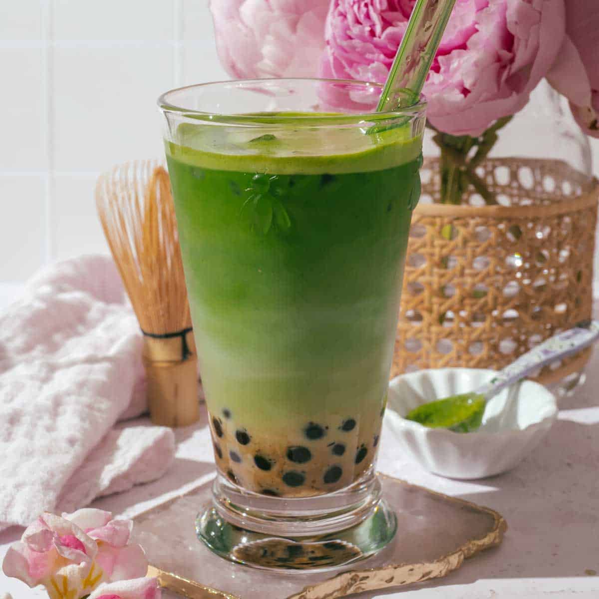Matcha Boba Milk Tea: How to Make Matcha Bubble Tea at Home - Yoko's ...